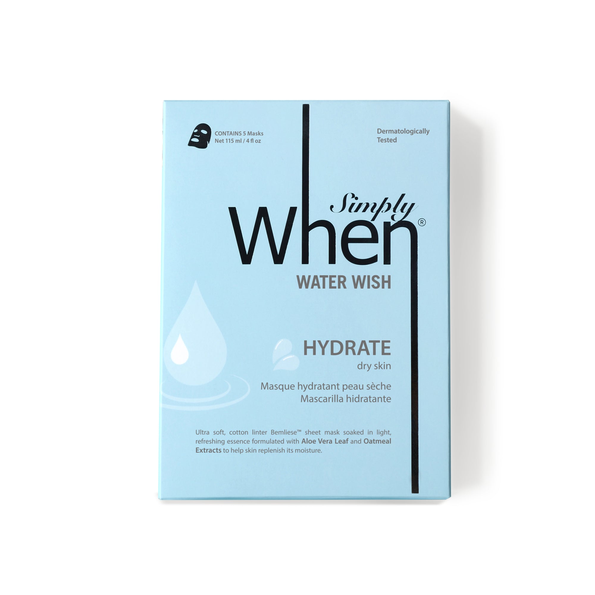 Simply When® Water Wish Hydrate Ultra-Soft Cotton Linter Bemliese Shee ...